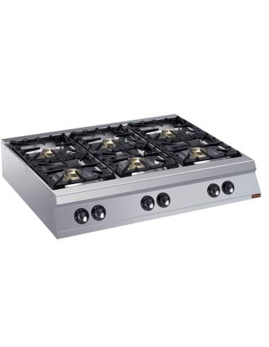Cuisinière 6 feux gaz -TOP- "POWERFUL"- AGA - Diamond - G22/6B12TPW-AGA