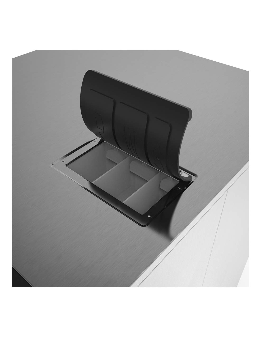 Lave-linge à sceller "inox" 23 kg, avec TOUCH SCREEN - Diamond - DRW23-TS/N